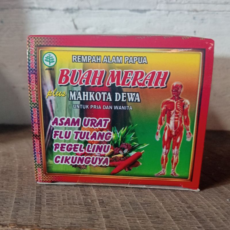 Jual herbal Buah Merah plus mahkota dewa rempah alam papua | Shopee ...
