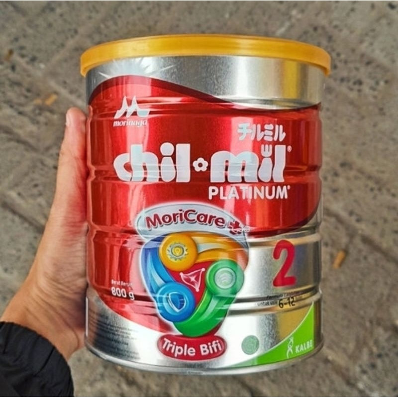 Jual CHILMIL PLATINUM 800GR MORINAGA KALENG CHIL MIL CHILKID 2 SUSU PERTUMBUHAN PENGGANTI ASI ...