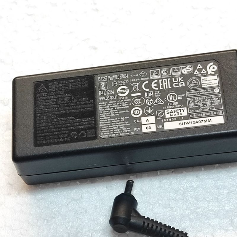 Jual Adaptor DELTA ADP-65DE B 19V 3,42A Jack 5mm | Shopee Indonesia