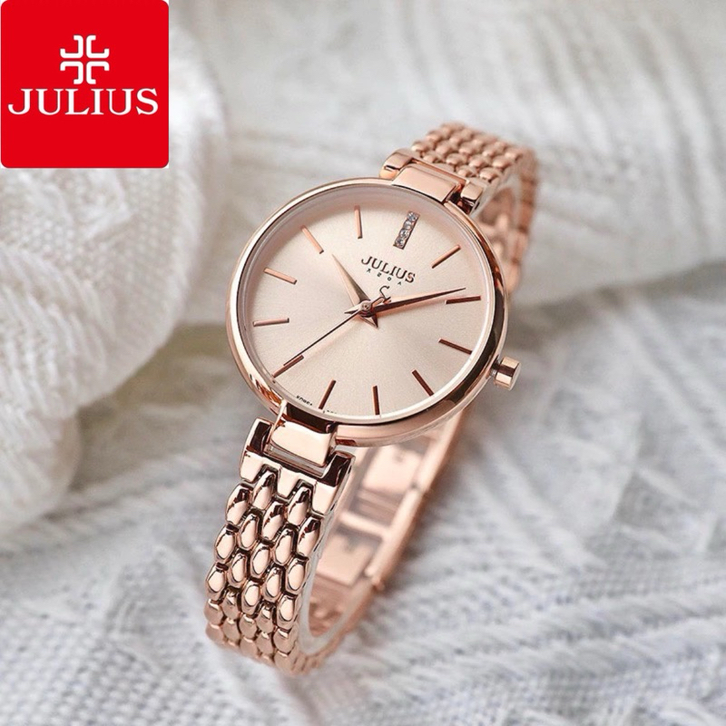 Jual Jam Tangan Julius Wanita Rantai Original JA-960 Korea Elegan ...