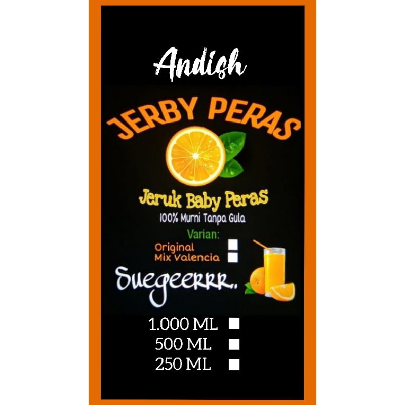 Jual Dadakan diperas, Jeruk Baby Peras Murni FRESH Langsung PERAS, 100% ...