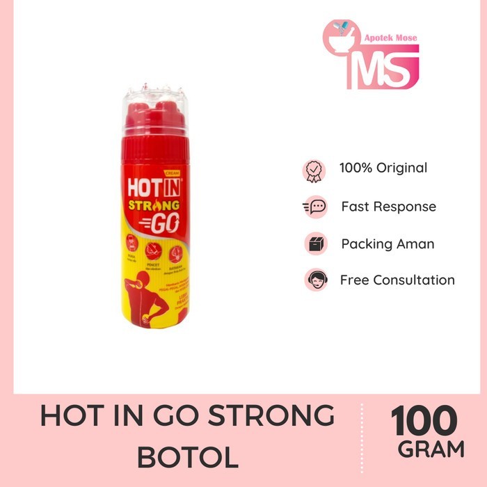 Jual HOT IN GO STRONG BOTOL 100 G | Shopee Indonesia