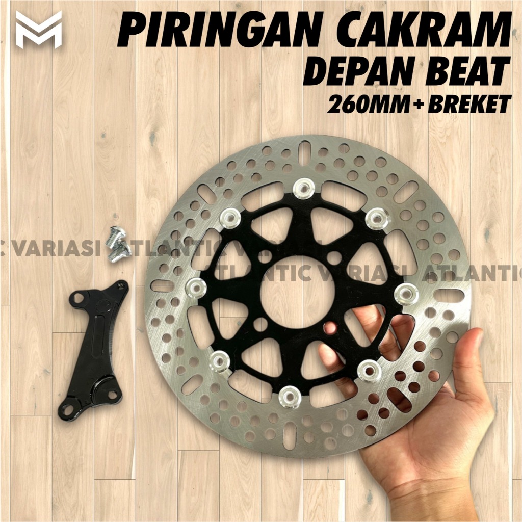 Jual DISC PIRINGAN CAKRAM DEPAN 260MM MERK MOSCOW ORIGINAL VARIASI BEAT ...
