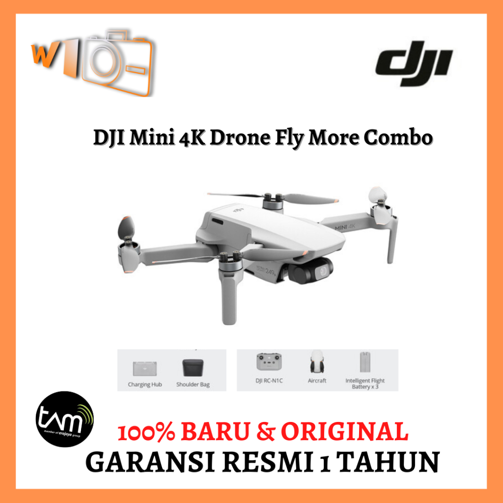 Jual DJI Mini 4K Drone Fly More Combo (GL) | Shopee Indonesia