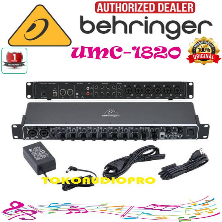 Jual Behringer UMC1820 USB Audio Interface Umc-1820 Soundcard | Shopee ...