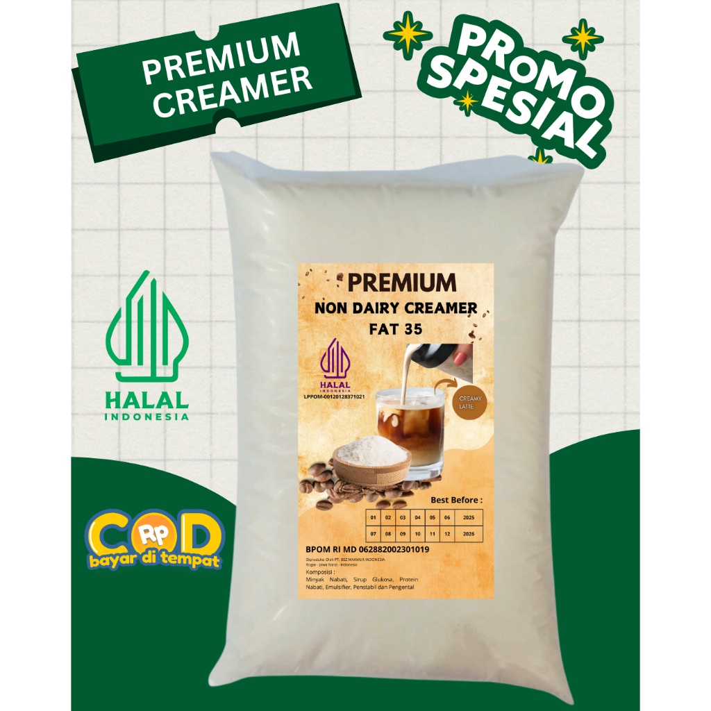 Jual 500 g Creamer Premium 35 F | Krimer | Krimer Nabati | Non Dairy ...