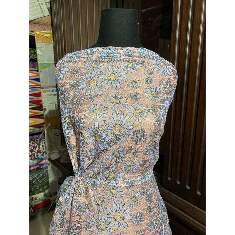 Jual Brokat Lace Bunga 60 by nafilatextile | Shopee Indonesia