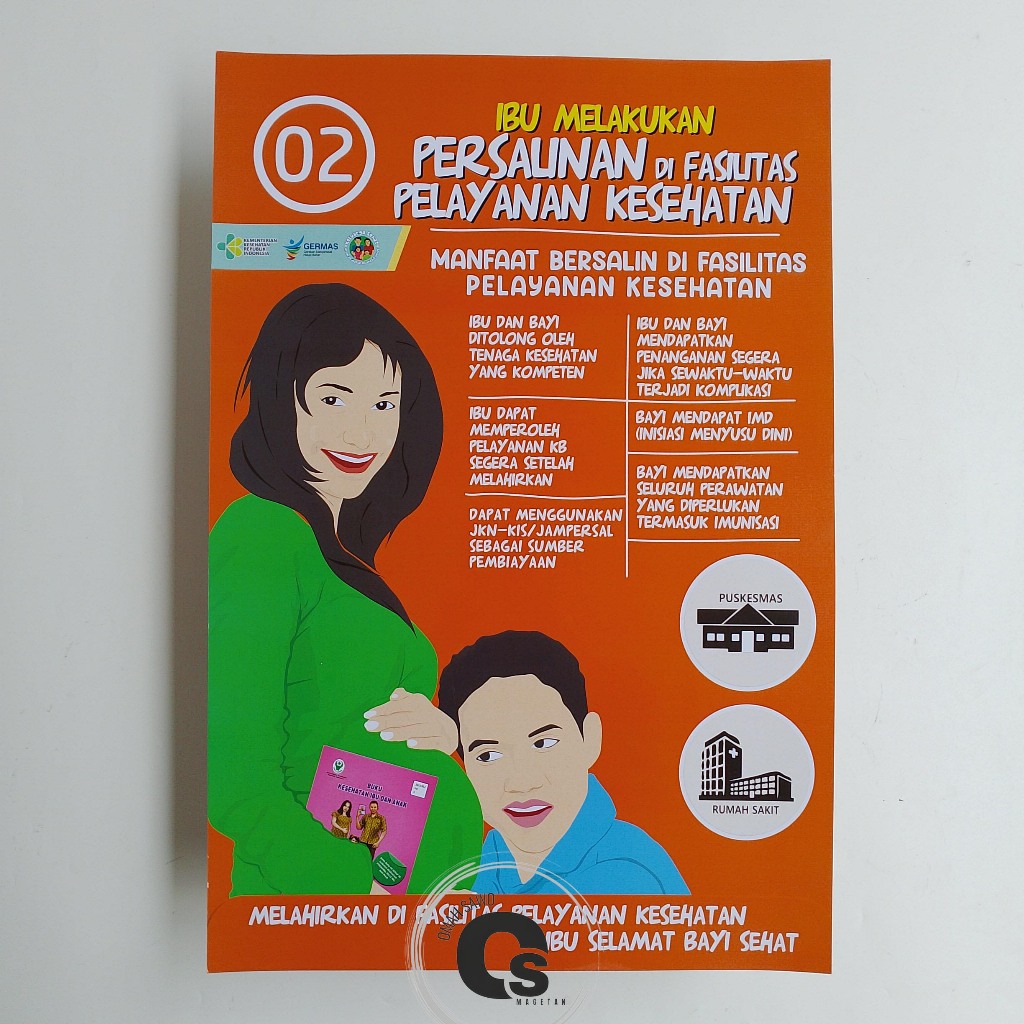 Jual Poster Ibu Melakukan Persalinan Di Fasilitas Kesehatan - Poster 12 ...