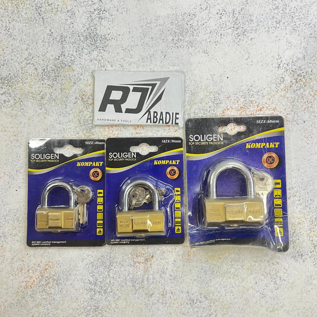 Jual Gembok Balok Model Viro Kuningan Soligen 40 50 60 MM | Shopee ...