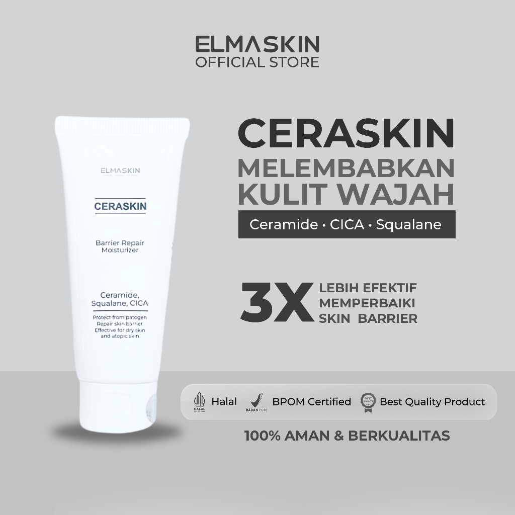 Jual ELMASKIN - Ceraskin Moisturizer Hydrating Skin Barrier | Shopee ...