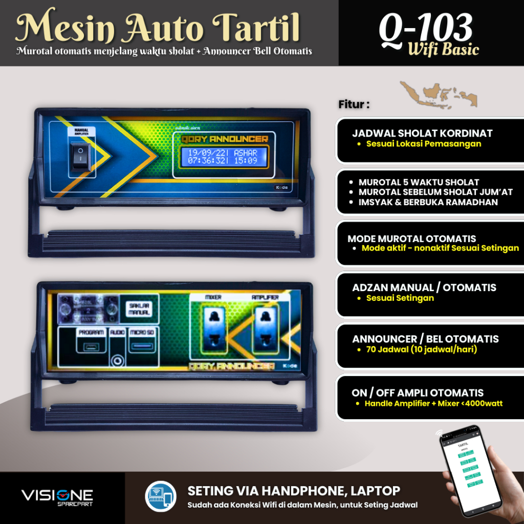 Jual AUTO TARTIL TARHIM - murotal sebelum sholat otomatis MUROTAL ...
