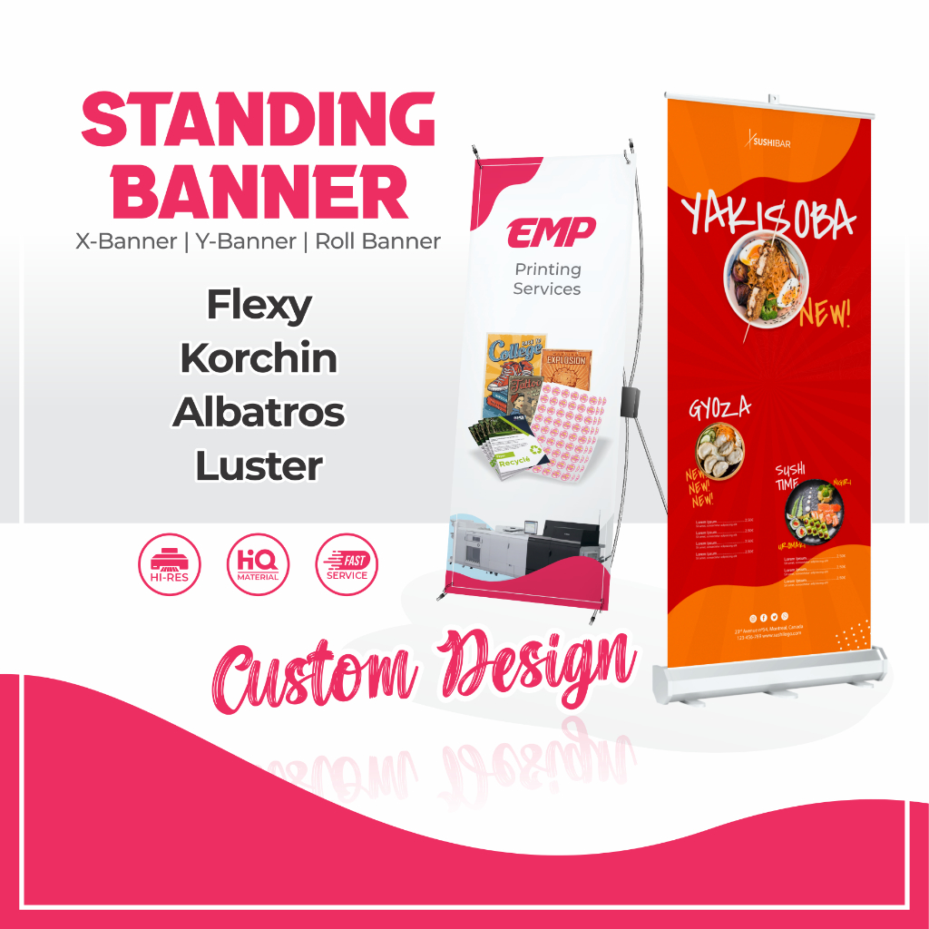 Jual X Banner / Tripod Stand Banner / Rangka Spanduk Standing Poster ...