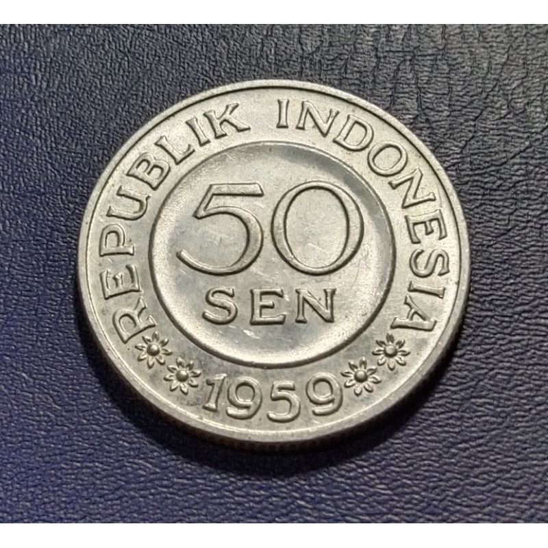 Jual Koin Lawas Indonesia 50 Sen Garuda Tahun Random | Shopee Indonesia