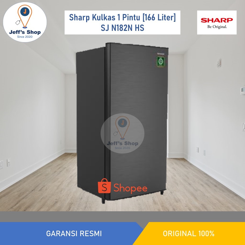Jual Sharp Kulkas 1 Pintu New Kirei Series [166 Liter] SJ N182N HS | Shopee Indonesia