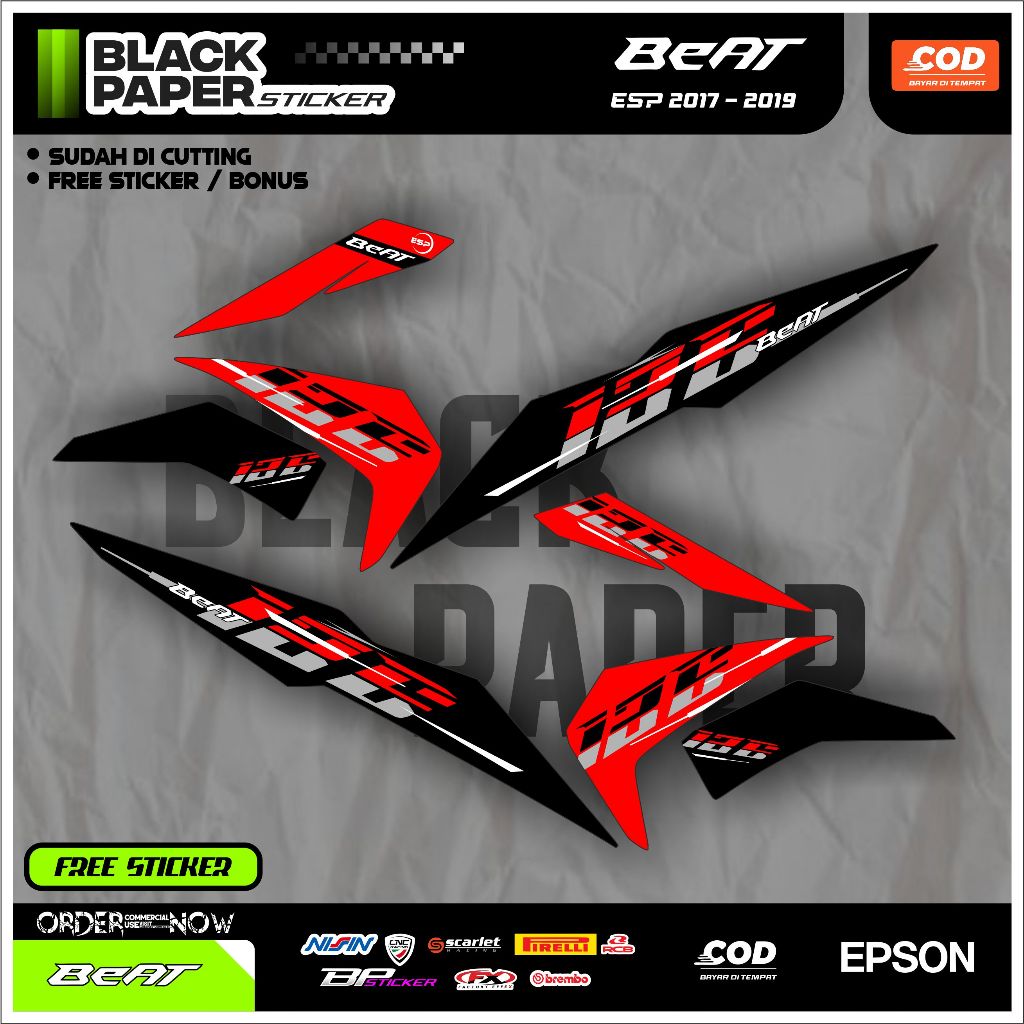 Jual Striping Beat Fi New Esp 2017 2018 2019 SIMPEL ( BT 01 ) | Shopee ...