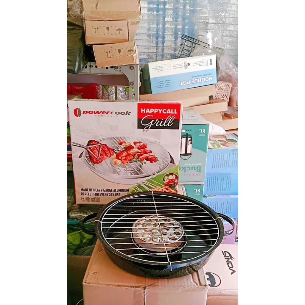 Jual HappyCall Grill Roaster 32 cm/ alat pemanggang bulat dus merah ...