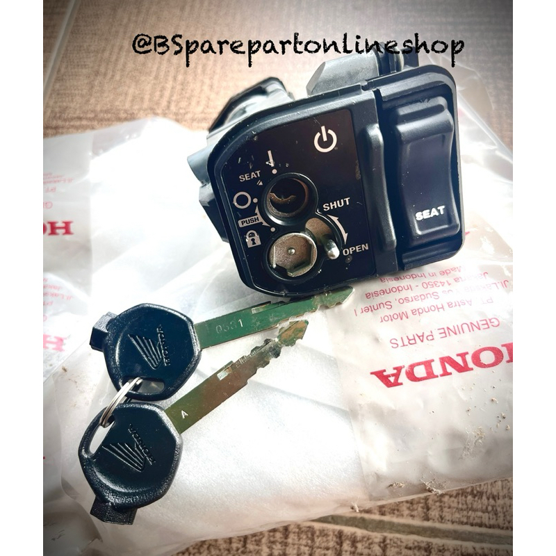 Jual KUNCI KONTAK SET K1A HONDA GENIO SCOOPY ESAF VARIO 125 LED NEW KEY ...