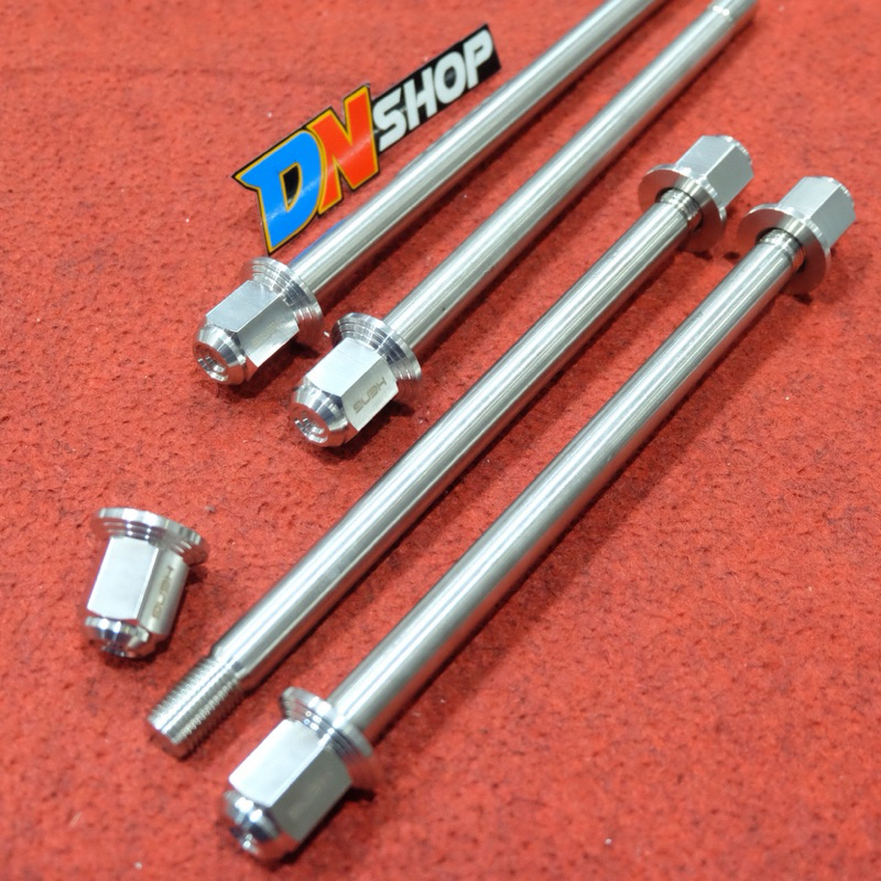 Jual As roda depan stainless cnc heng scoopy beat vario 125 150 ...