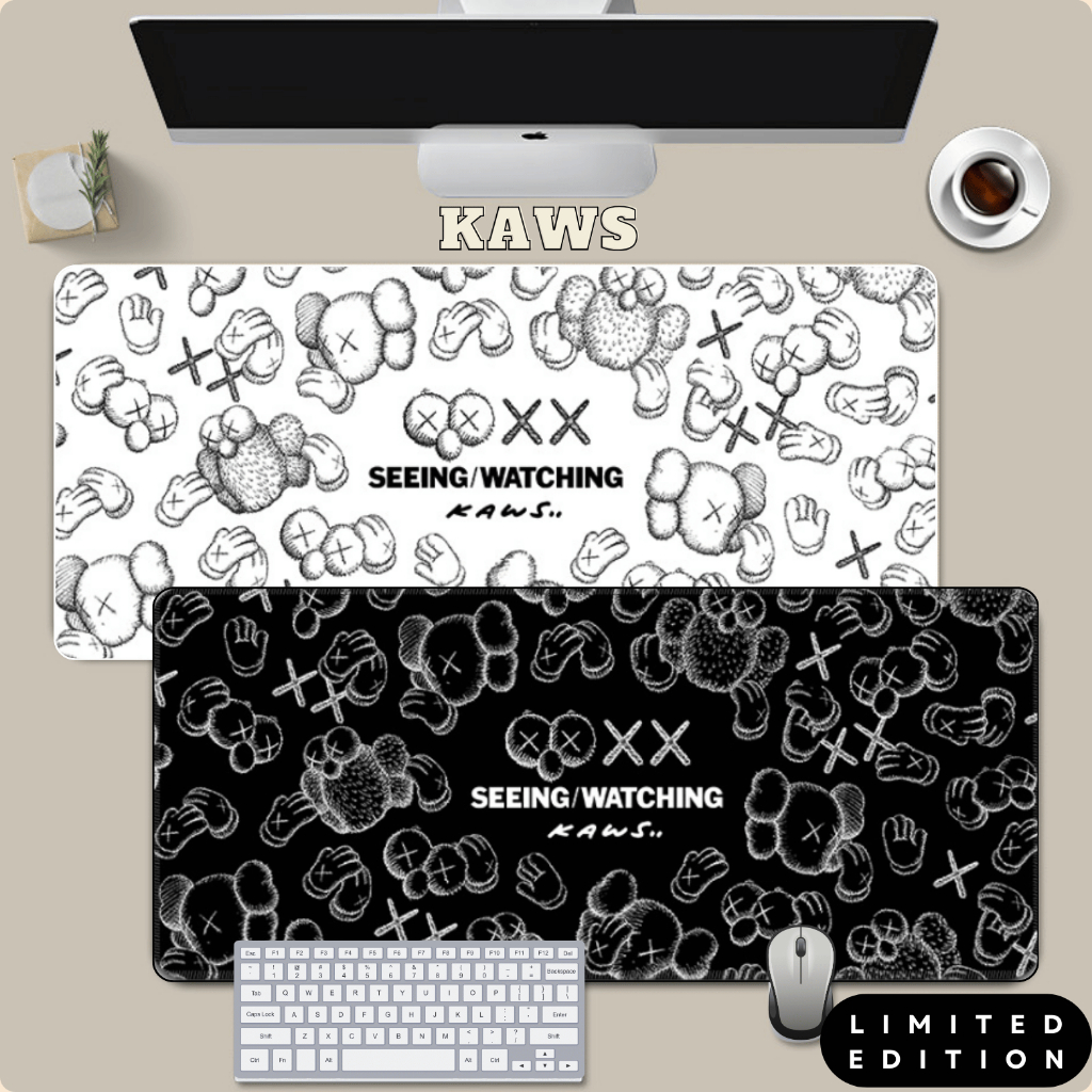 Jual READY STOCK! Premium Desk Mat KAWS 80*30*3mm / Mouse Pad XL KAWS ...