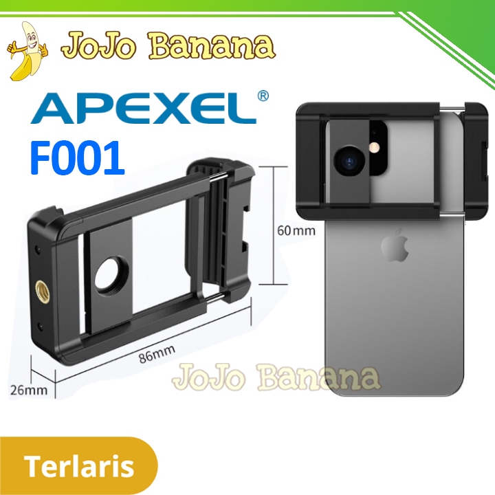Jual APEXEL Klip Smartphone Multifungsi Holder Adapter for Lens Telescope 95mm - APL-F001 F002 ...