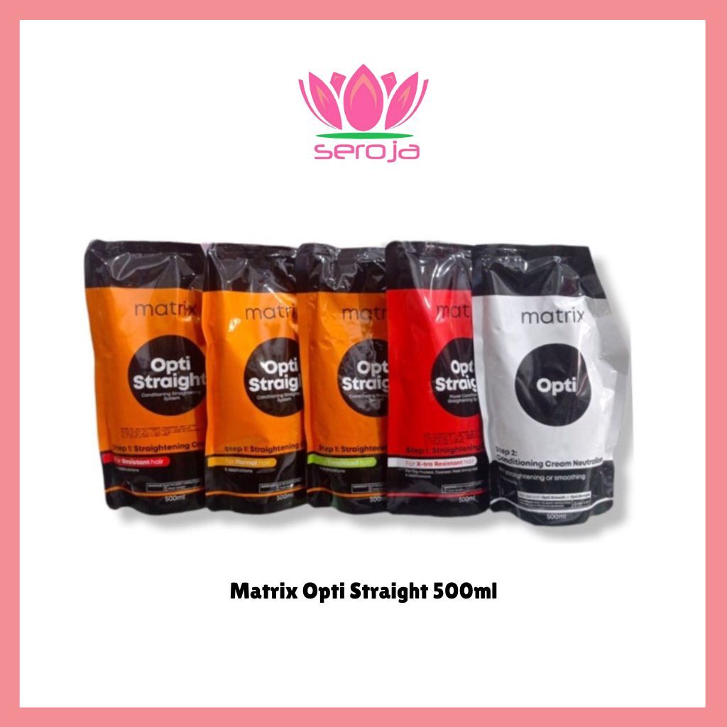Jual 🪷 seroja 🪷 - Matrix Opti STRAIGHT 500ml / Obat Smoothing Rebonding ...