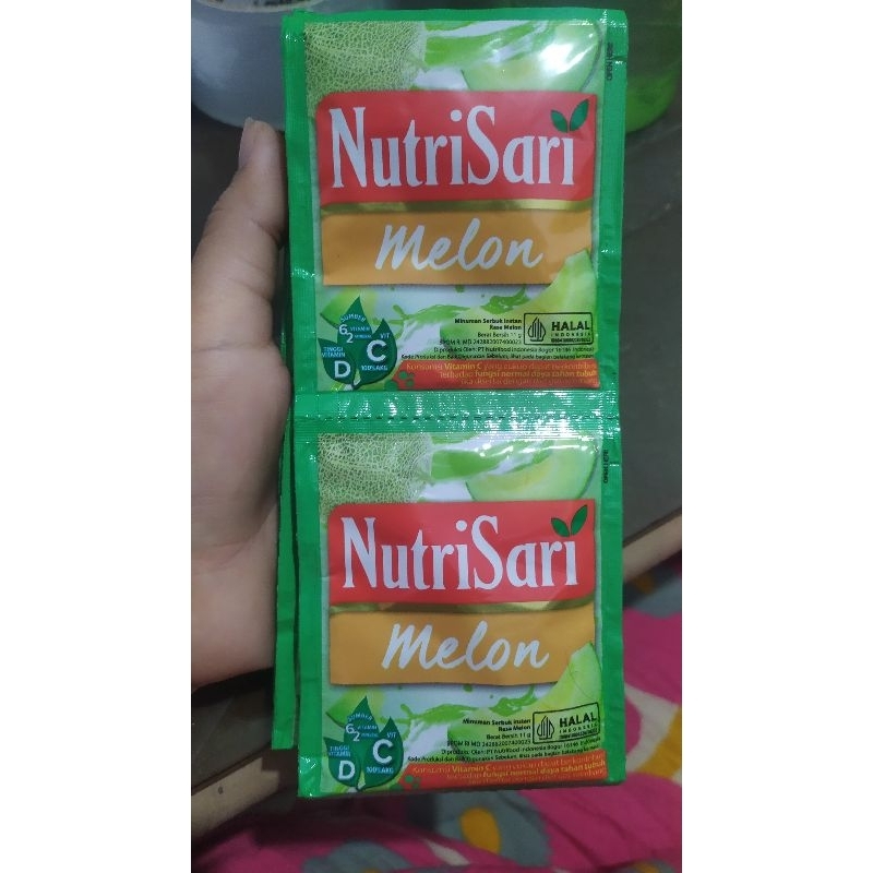 Jual Nutrisari Melon 1 Renteng isi 10 Sachet | Shopee Indonesia