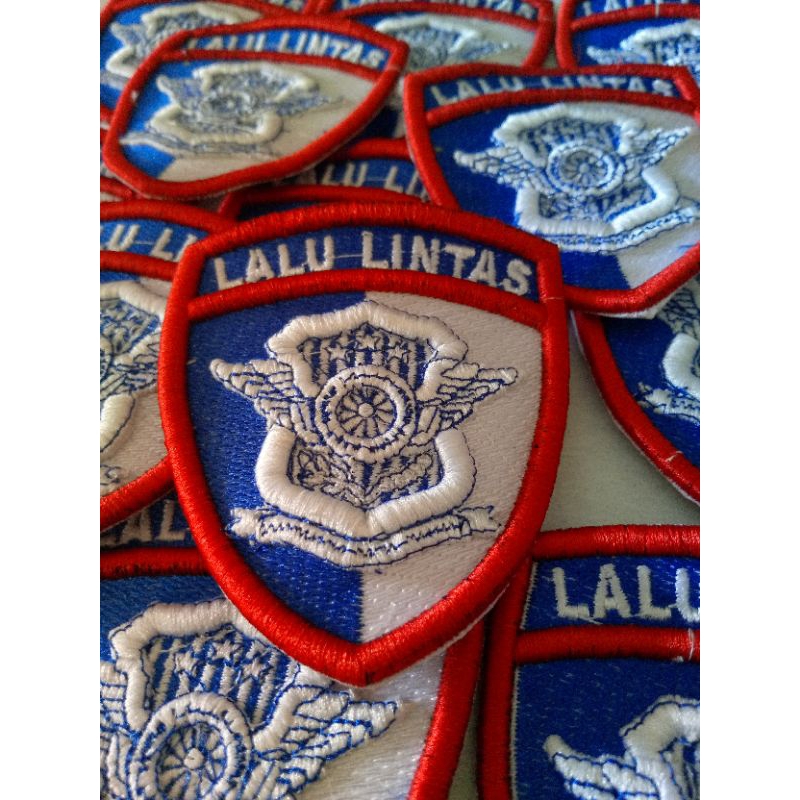 Jual bordir bed polri lantas ( polisi lalu lintas ) | Shopee Indonesia