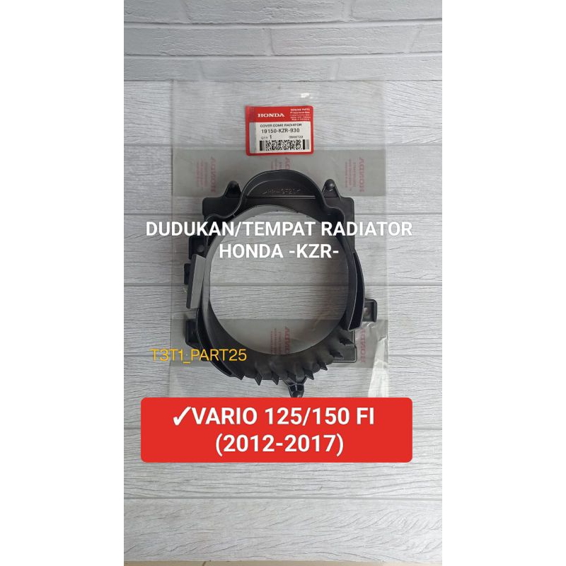 Jual dudukan/tempat radiator (KZR) Honda Vario 125 fi/Vario 150 fi ...
