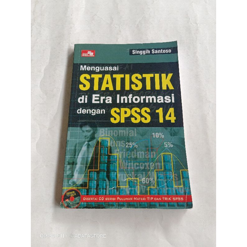 Jual BUKU MENGUASAI STATISTIK DI ERA INFORMASI DENGAN SPSS 14 SINGGIH SANTOSO | Shopee Indonesia