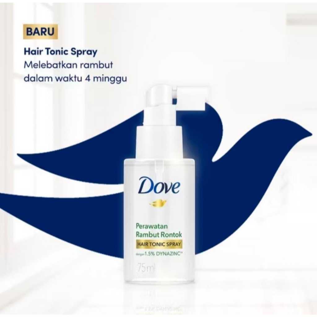 Jual DOVE HAIR TONIC SPRAY 75ML | Shopee Indonesia
