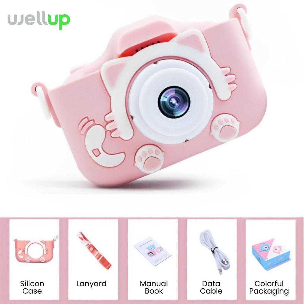 Jual WELLUP Kamera Anak Mini Digital WKA1 Digital Camera for Kids ...