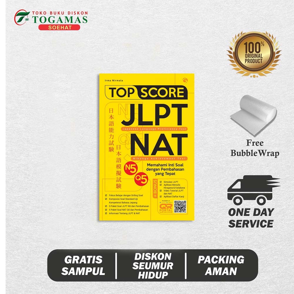 Jual TOP SCORE JLPT-NAT (JAPANESE LANGUAGE PROFICIENCY TEST-NIHONGO ...