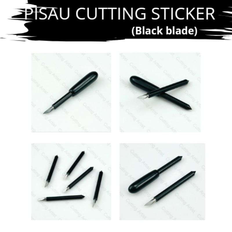 Jual Mata pisau black blade cutting sticker roland, jinka, redsail, dll | Shopee Indonesia