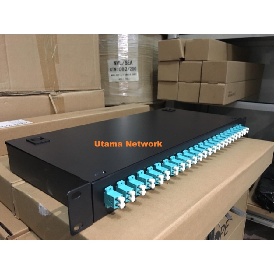 Jual OTB 48 core LC Rackmount / ODF FTTH 48 core LC ( Hitam ) Multimode ...