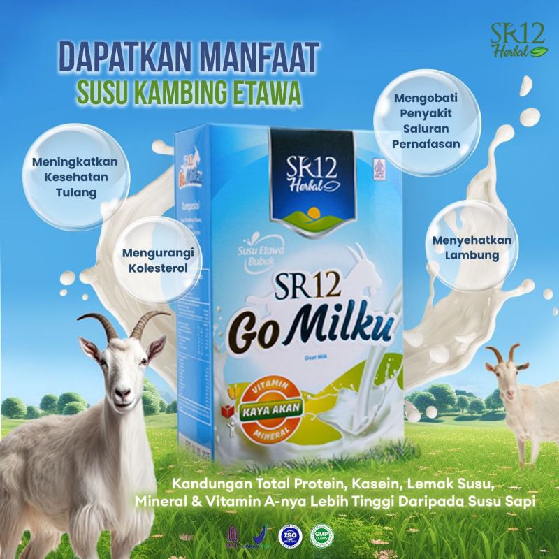 Jual GoMilku Original 600 Gram SR12/ SUSU KAMBING PALING LARISS ...