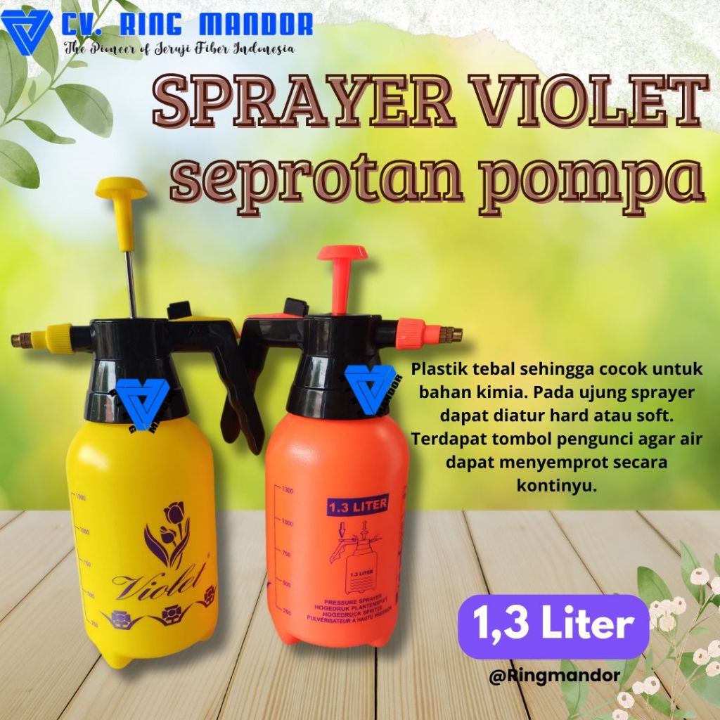 Jual HAND SPRAYER VIOLET 1,3 LITER | SEMPROTAN BESAR AIR BOTOL SPRAY ...