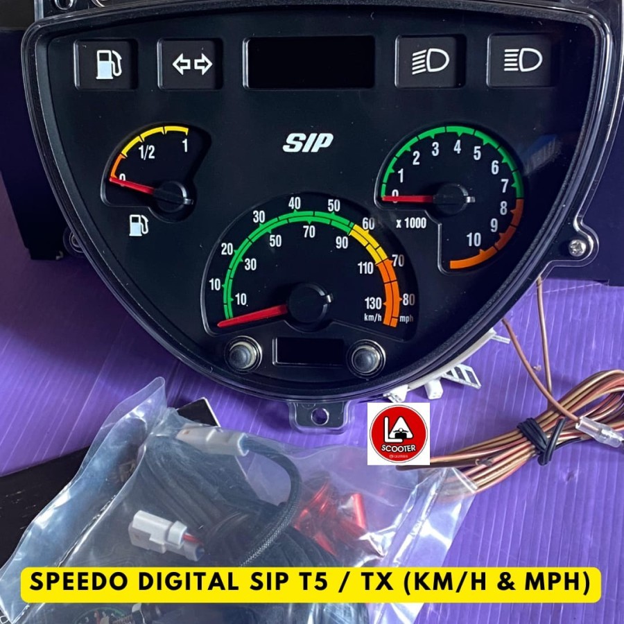 Jual Speedo Digital & analog SIP T5 / TX (km/h & mph) | Shopee Indonesia