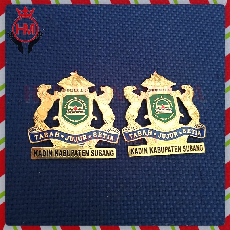 Jual Lencana Kadin Subang Pin Bros Logo Kadin Kabupaten Subang ...