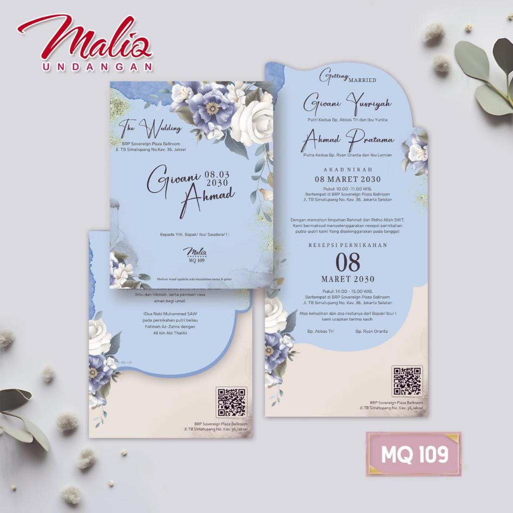 Jual Blangko undangan atau kertas undangan pernikahan bisa untuk khitan ...