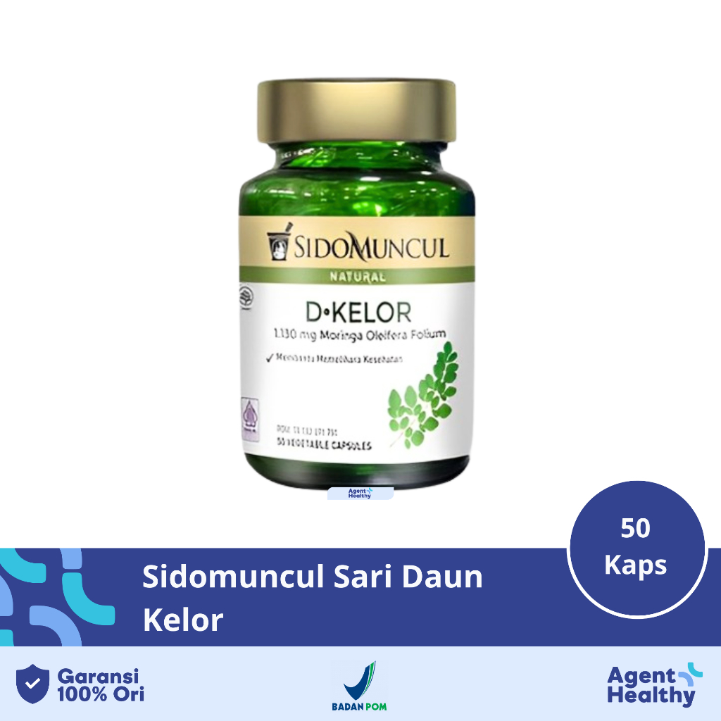 Jual Sidomuncul Sari Daun Kelor isi 50 Kapsul - Membantu Memelihara ...