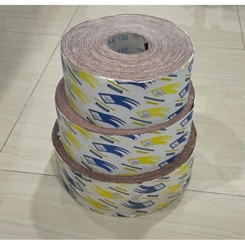 Jual amplas kain pasir rol taiyo bangunan meteran / sand paper cloth ...