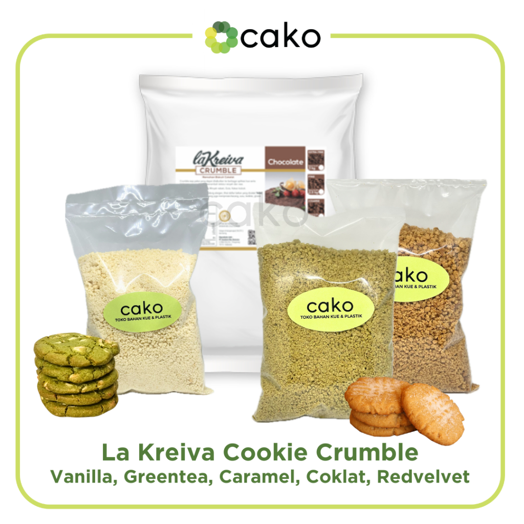 Jual (REPACK) La Kreiva Cookie Crumble 250gr Aneka Rasa | Shopee Indonesia