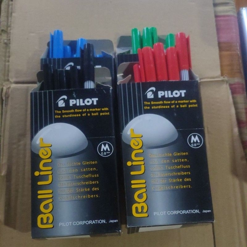 Jual Pulpen Pilot Balliner M 0.8mm Ball Point Original | Shopee Indonesia