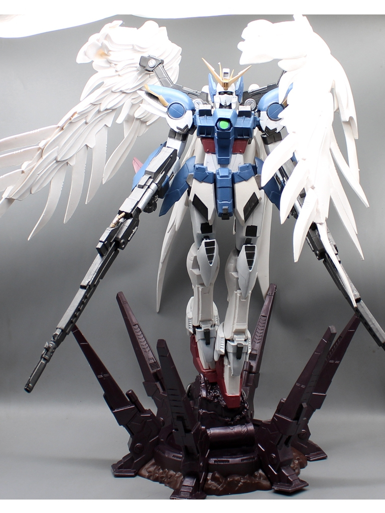 Jual [ Foto Asli ] Statue Gundam [ Wing Studio ] White Blue Gundam ...