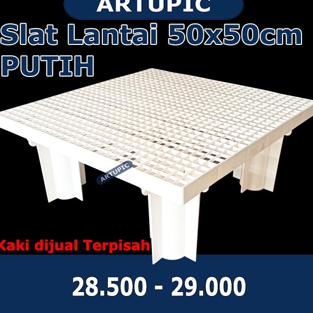 Jual Paket Baru Slat Alas Kandang 5 x 5 cm PUTIH Tatakan Lantai Kandang Ayam Kambing Domba ...