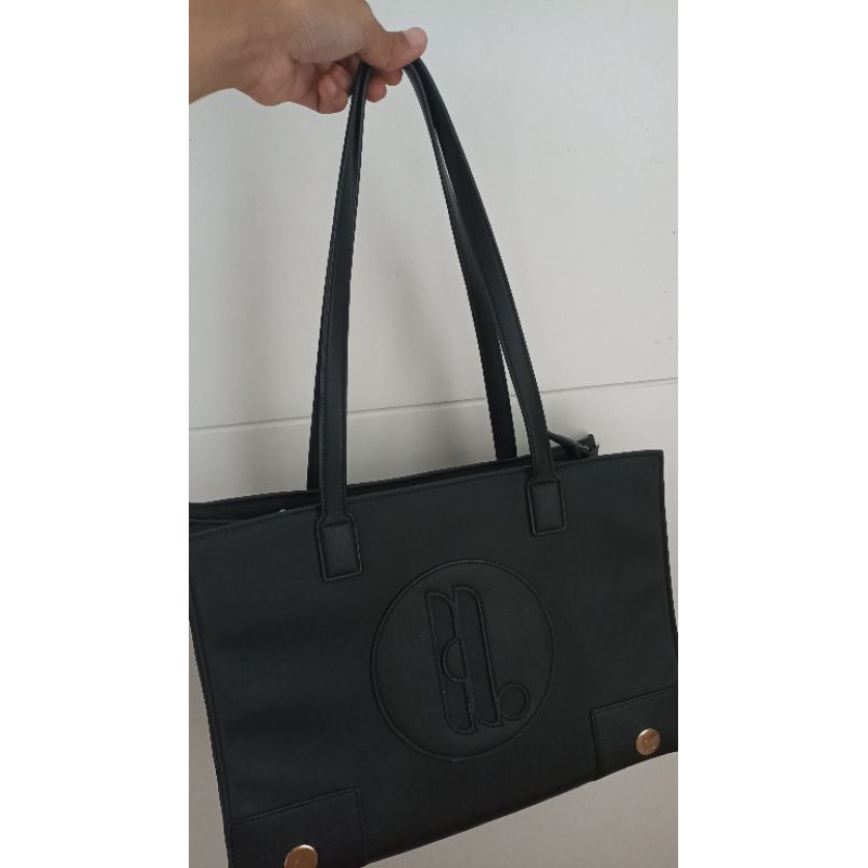 Jual Tokyo Tote Bag Tas Totebag Heylocal Midi Black Onyx | Shopee Indonesia