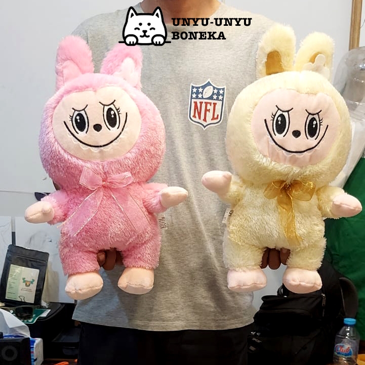 Jual boneka labubu besar import 40cm boneka bahan lembut kpop labubu ...