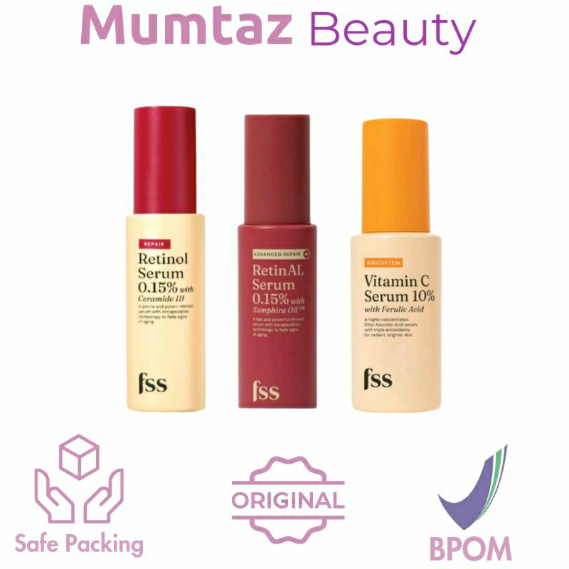 Jual FOR SKIN'S SAKE | FSS Retinol, RetinAL Serum & Vitamin C Serum ...