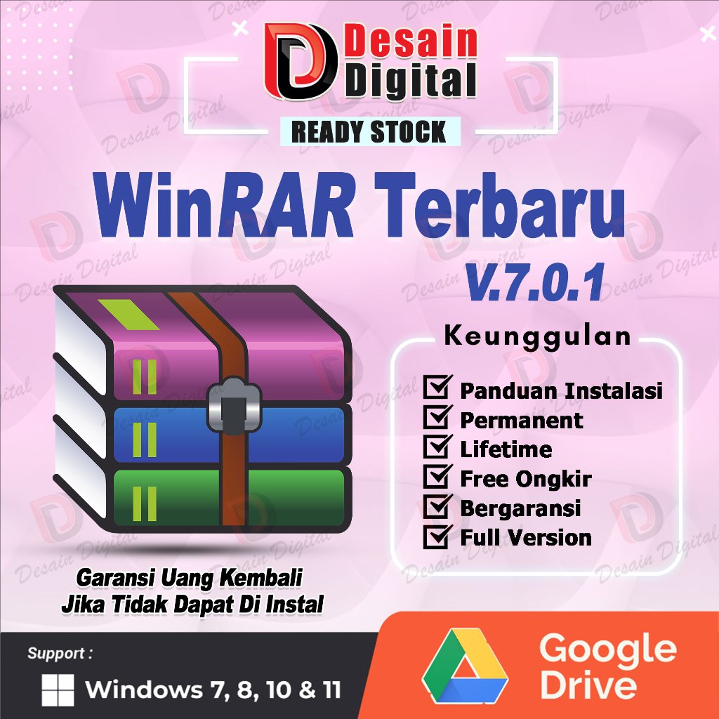 Jual Software Utilitas Terbaru | WInRAR Terbaru V.7.0.1 | Shopee Indonesia