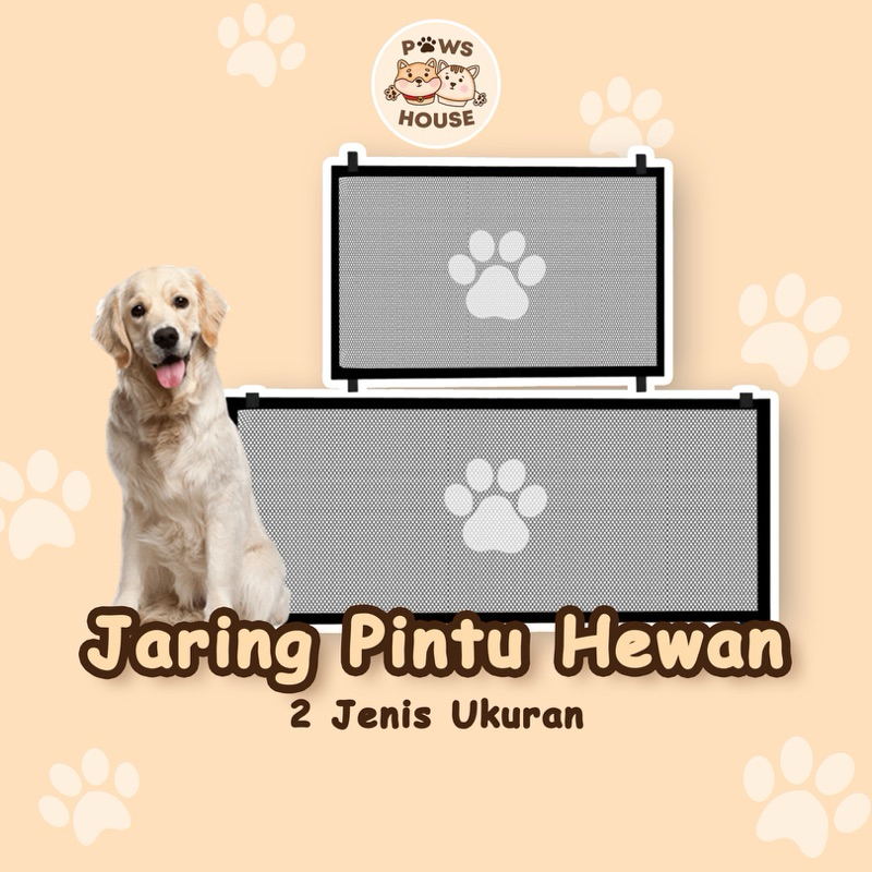Jual Pintu Jaring Penghalang Pagar Kandang Anjing Kucing | Shopee Indonesia